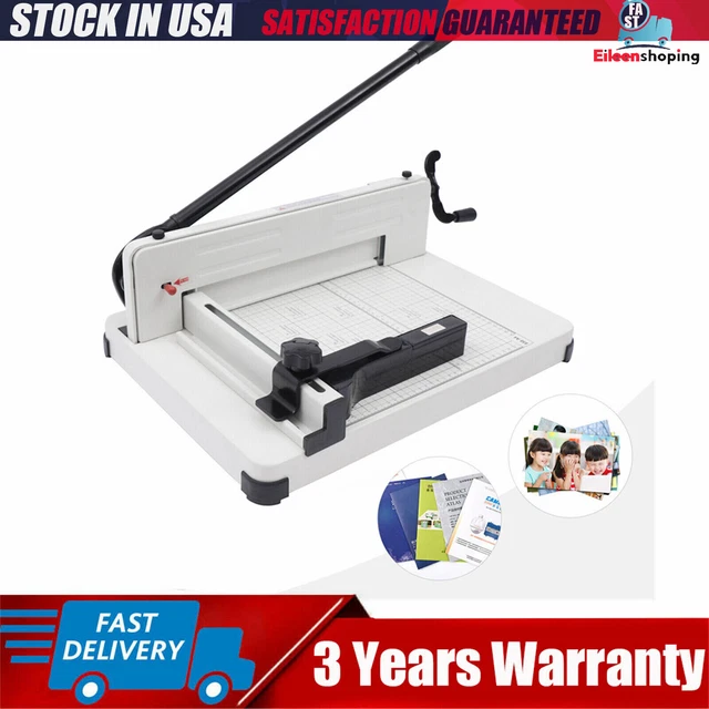 12& PAPER CUTTER 400 Sheets Commercial Heavy Duty Guillotine Paper ...
