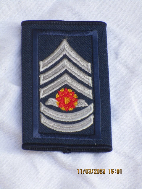 IRISH DEFENCE FORCE, Flight Sergeant, Air Corps, Rank Loop, Idf £6.46 ...
