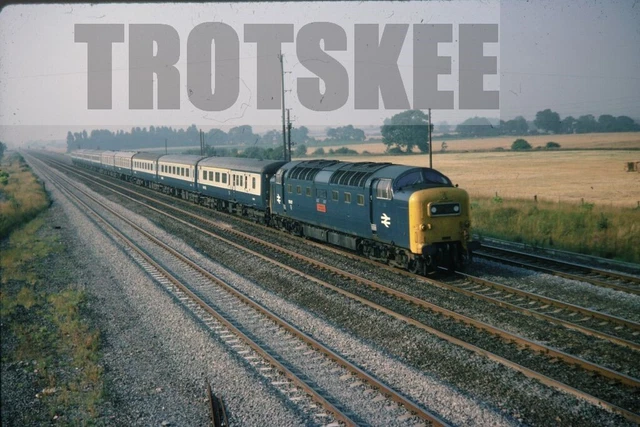 35MM SLIDE BR British Railways Diesel Loco Class 55 55007 1976 Original ...