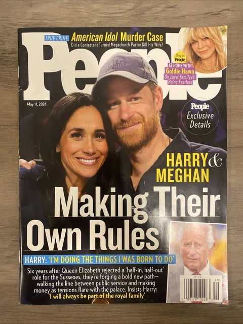 PEOPLE MAGAZINE MAY 11th 2026-Goldie Hawn, Prince Harry $14.99 ...