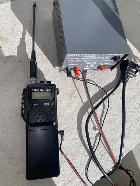 ALBRECHT-AE-2980, CB-HANDFUNKGERÄT, 40/80-KANAL-AM/FM-4-WATT, mög.modif ...