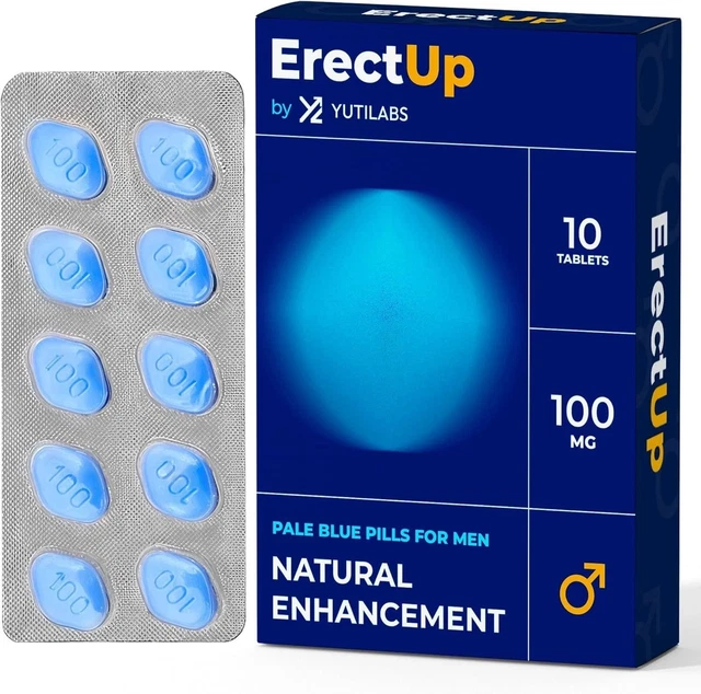 ERECTUP 100MG FAST Acting Tablets x10 For Men, Natural Herbal Sexual ...