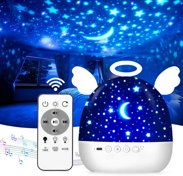 DIBONIUR BABY NIGHT Light 22 Film+20 Lullabies Angel Autism Star ...