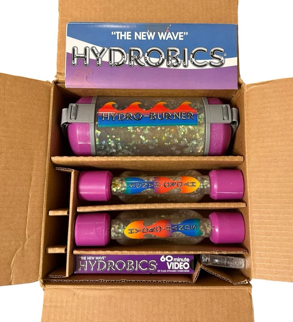 VINTAGE HYDROBICS “THE New Wave” Exercise Program & Equipment with VHS ...
