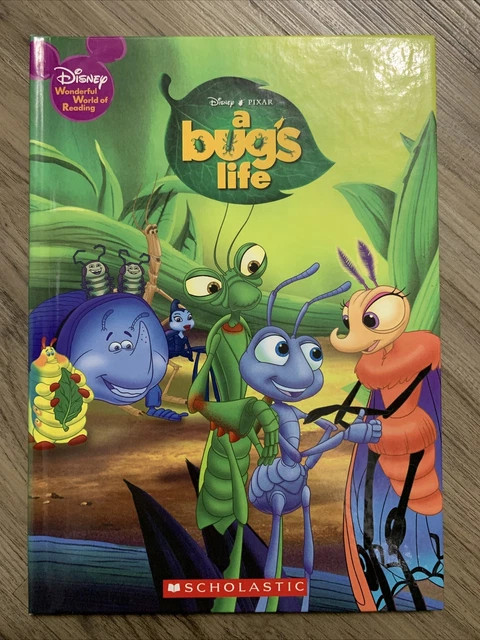 2007 DISNEY A Bug's Life Hardcover Book Wonderful World of Reading $9. ...