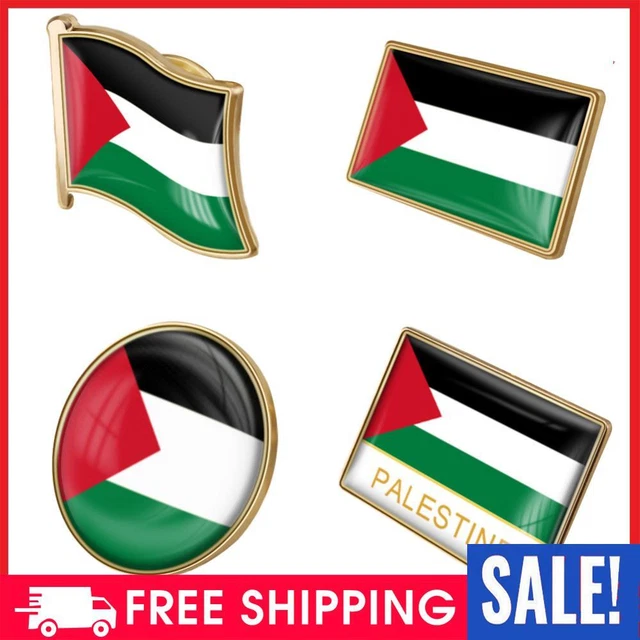 PALESTINE FLAG BROOCH Palestine National Flag Small Pins Commemorative ...
