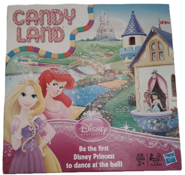DISNEY PRINCESS CANDY Land Hasbro Board Game Ages 3+ 2-4 players ...