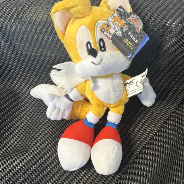 SONIC THE HEDGEHOG 20th Anniversary Tails Plush Toy 18Cm Jazwares £31. ...