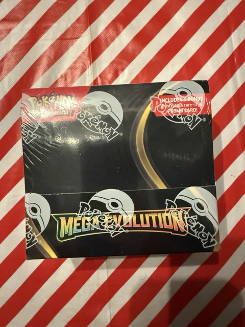 POKÉMON TCG MEGA Evolutions Enhanced Booster Box 36 Packs Promo Sealed ...