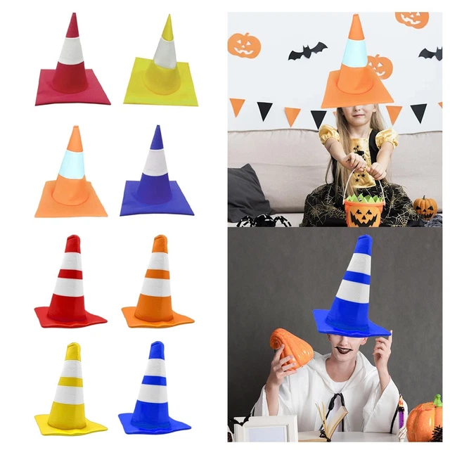 TRAFFIC CONE HAT for Adult Construction Cones Hat for Holiday Cosplay ...