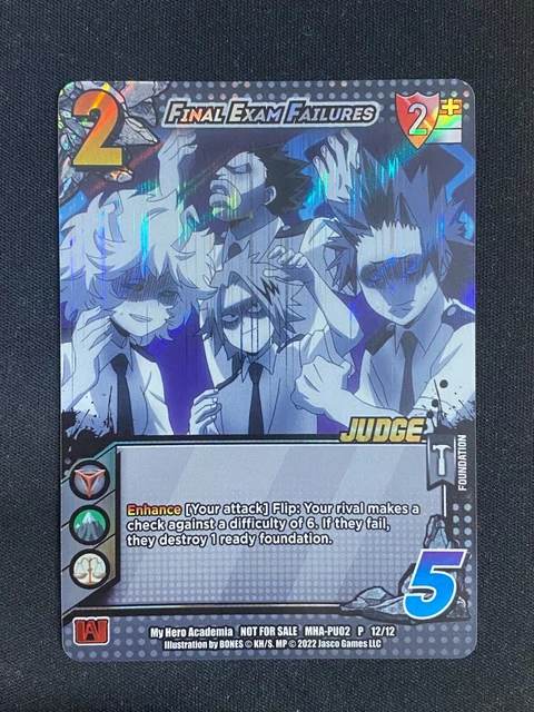 FINAL EXAM FAILURES JUDGE (MHA-PU02 12/12) My Hero Academia EUR 6,14 ...
