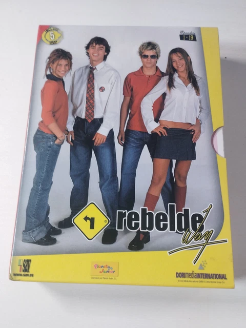 REBELDE WAY LA Serie - Episodios 1-19 - 4 x DVD + Poster Español Reg 2 ...