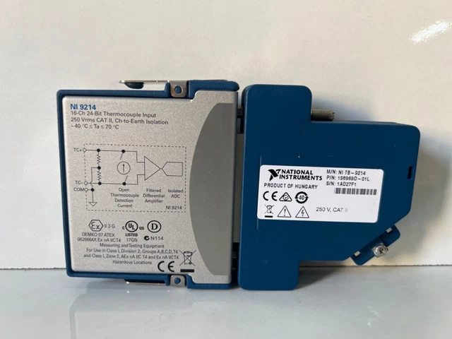 ONE NATIONAL INSTRUMENTS NI-9214 Thermocouple input Module with ni TB ...