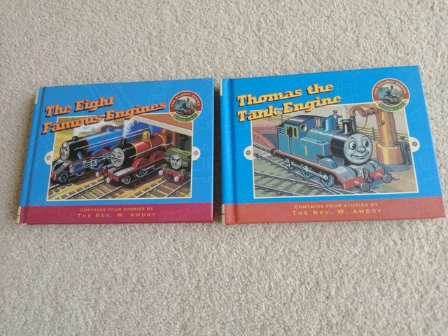 THOMAS THE TANK engine books (2 books hard covers) 4 stories in each £5 ...