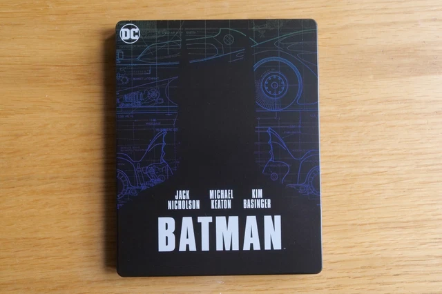 BATMAN 4K BLU RAY STEELBOOK - Michael Keaton - Jack Nicholson EUR 17,42 - PicClick IT