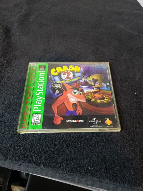 CRASH BANDICOOT 2 Cortex Strikes Back PS1 Green Label Greatest Hits CIB ...