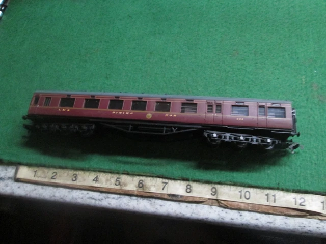 HORNBY LMS 12 Wheel Dining Car 235 (Oo Gauge) Lot P55 £6.16 - PicClick UK