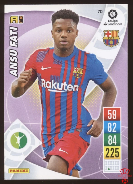 #70. ANSU FATI - FC Barcelona 2021/2022 - Panini Adrenalyn Liga Card/Cromo EUR 2,25 - PicClick FR