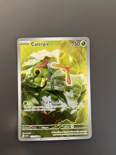 POKÉMON SCARLET & Violet 151 Caterpie Illustration Rare 172/165 EUR 1 ...