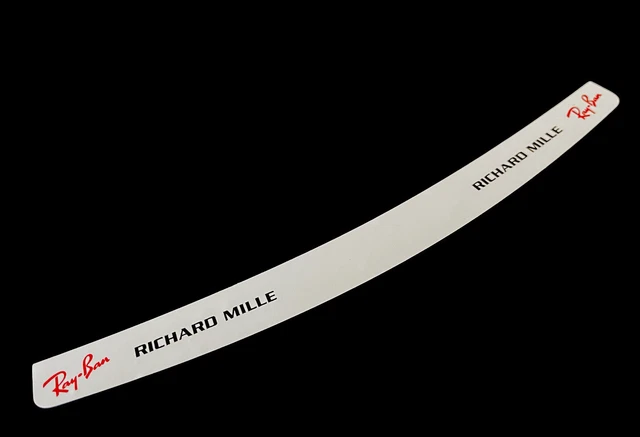 F1 HELMET VISOR Sticker Ferrari F1 Charles Leclerc 2022 White Ray Ban £ ...