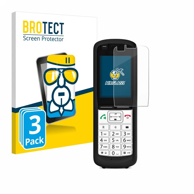 3X PELLICOLA VETRO blindato Brotect per Unify OpenScape DECT Phone R6 ...