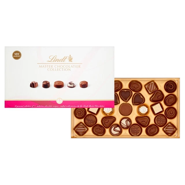 LINDT MASTER CHOCOLATIER Collection - Luxury Assorted Chocolate Gift ...
