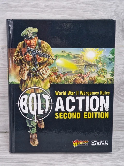 BOLT ACTION SECOND Edition Rule Book WW2 Wargames World War II (Warlord ...