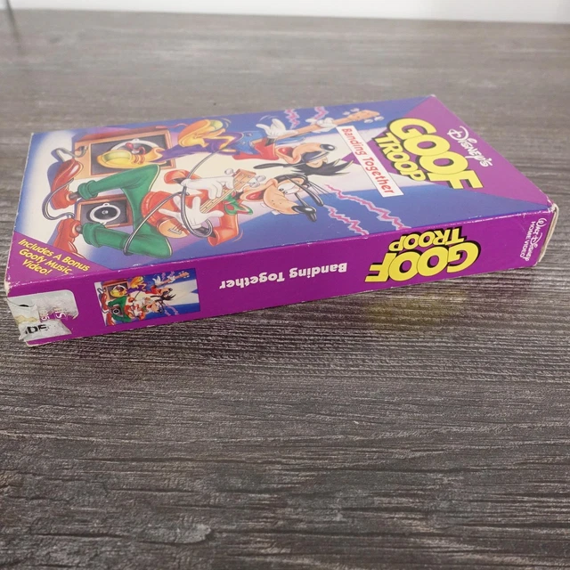 VINTAGE DISNEY'S GOOF Troop Banding Together Animation Cartoon Vintage ...