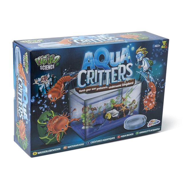AQUA CRITTERS MAKE Your Own Prehistoric Aquarium Fish Kids Playset ...