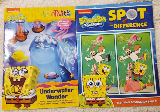 NICKELODEON SPONGEBOB SQUAREPANTS Lot-Spot the Difference & Funtivity ...
