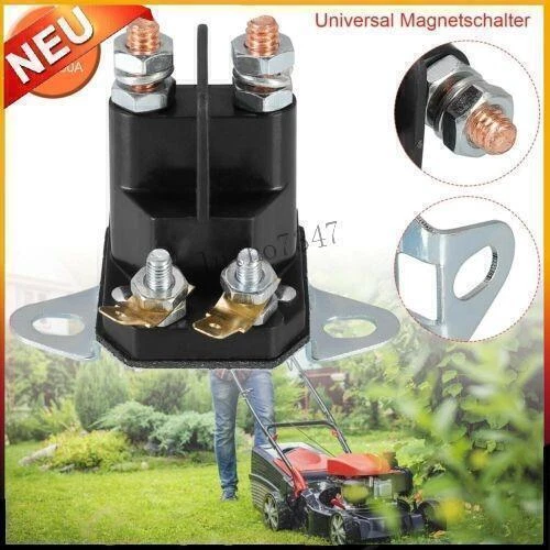 TRAKTOR MAGNETSCHALTER STARTERRELAIS Aufsitzmäher Rasentraktor Starter ...