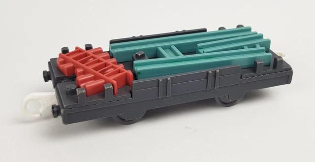 THOMAS & FRIENDS Builders Cart Flatbed Cargo Car 2001 TrackMaster Train ...