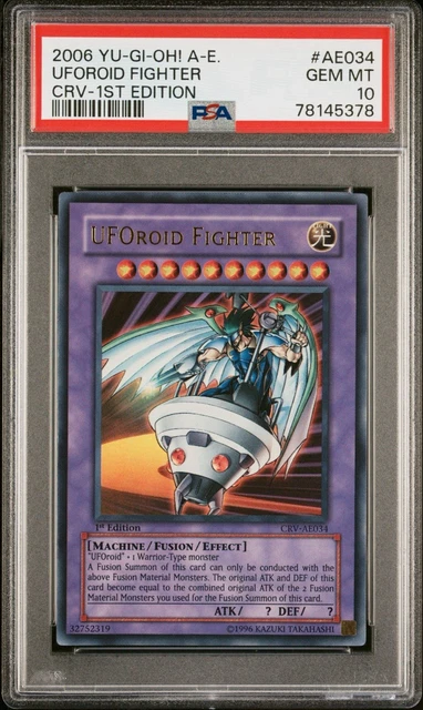 YU-GI-OH! UFOROID FIGHTER 1st Edition Asian English CRV-AE034 PSA 10 - Pop 5 EUR 169,90 ...