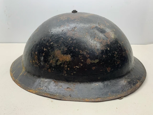 ORIGINAL BRITISH ARMY Mk1* Brodie Helmet - WW1 / WW2 Combat Helmet £34. ...