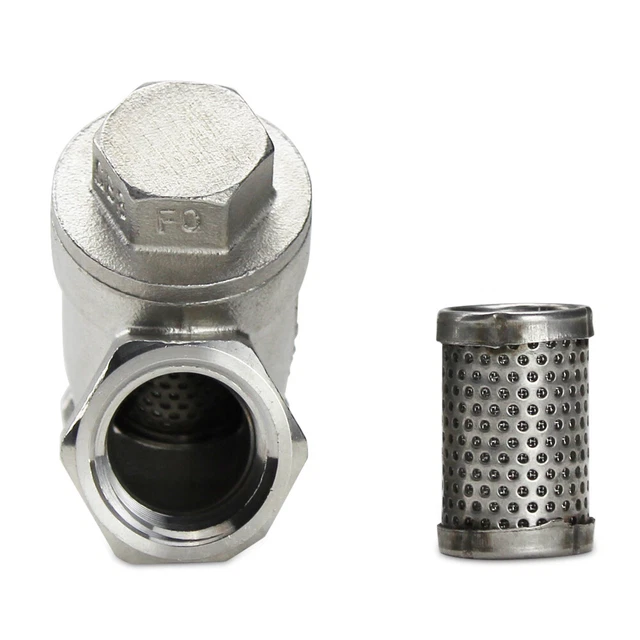 1/2& STAINLESS STEEL Y-Strainer, 80 Mesh, NPT Threaded, 800PSI £19.68 ...