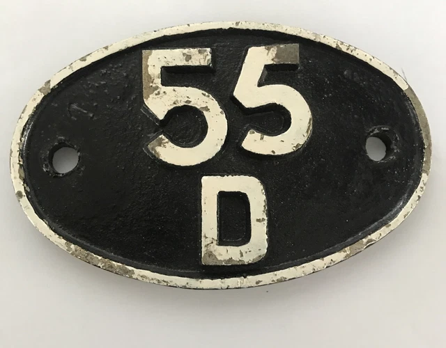 CAST IRON SHEDPLATE 55D ROYSTON Railwayana £160.00 - PicClick UK