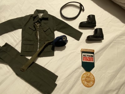 VINTAGE ACTION MAN basic commando soldier 1970’s outfit 1 £27.50 ...
