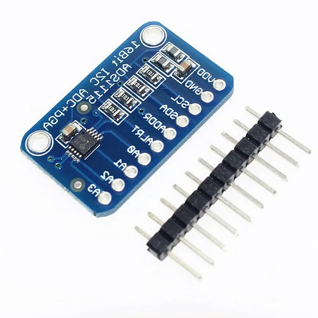 ADS1115 4 CHANNEL 16 Bit I2C ADC Module with Pro Gain Amplifier for ...