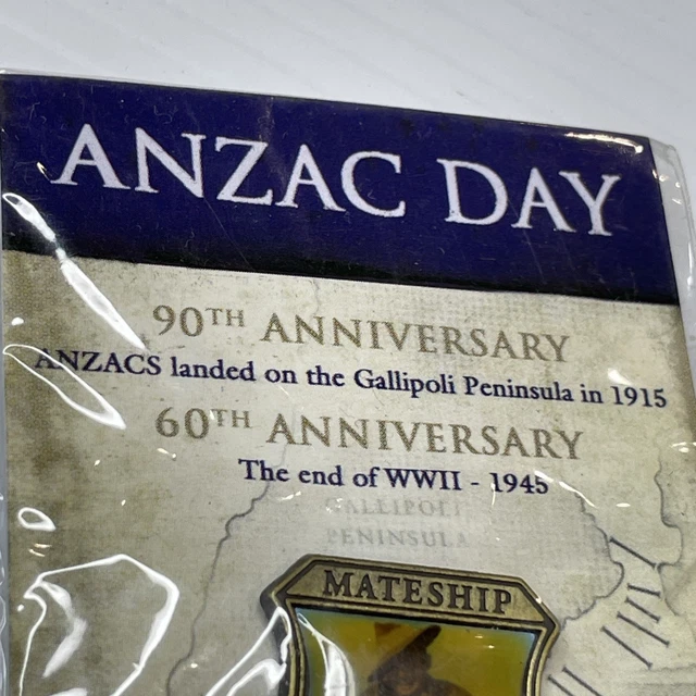 MATESHIP ANZAC DAY April 25 2005 Enamel & Metal Pin & South East Asia ...