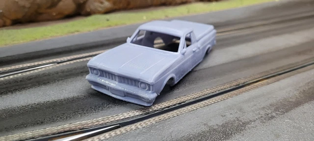 1/32 SCALEXTRIC SLOT Car 3d Printed Body XW Falcon GS Ute With Body Kit ...