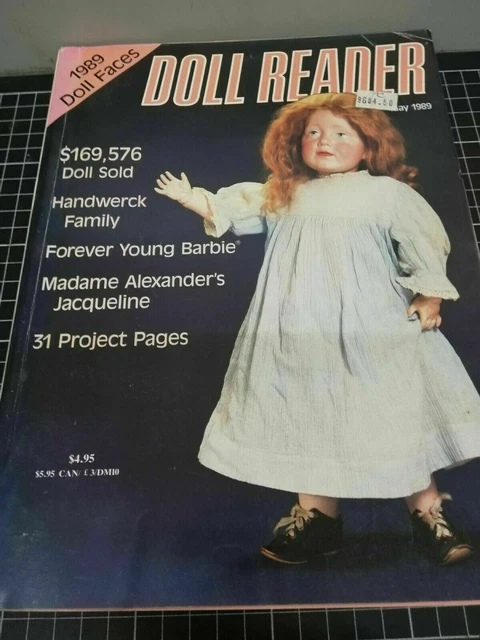 VINTAGE DOLL READER May 1989 Paper doll patterns holiday dolls mold ...