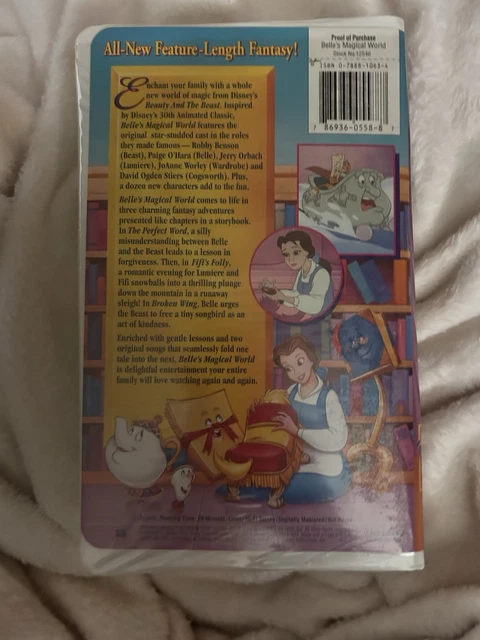 BEAUTY AND THE Beast: Belle's Magical World VHS Disney £6.36 - PicClick UK