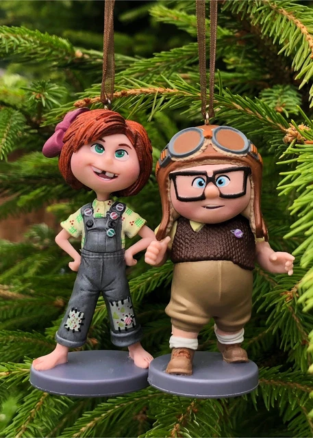 DISNEY STORE ~ Disney Pixar Up 🏡🎈 Young Carl & Ellie Xmas Tree 🎄 ...