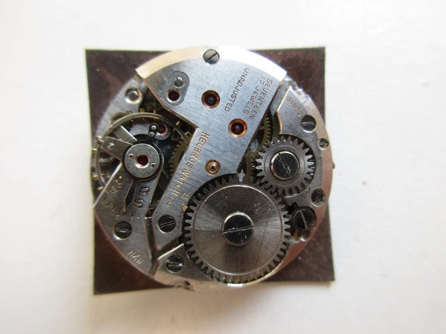 HELBROS CAL. 84 manual wind Swiss watch movement ~ running £37.78 ...