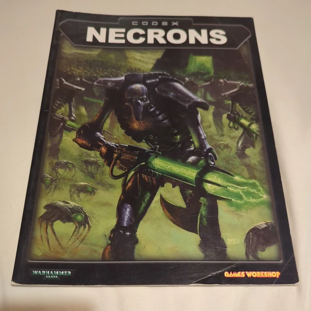 WARHAMMER 40K - 3rd Edition - Necrons Codex - OOP 2002 £0.99 - PicClick UK