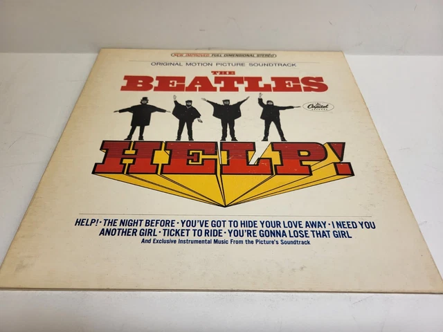 THE BEATLES HELP Original Motion Picture Soundtrack Vinyl, LP, Capitol ...