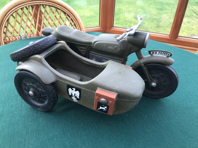 ACTION MAN VINTAGE Motor Cycle with Sidecar by Cherilea £24.99 ...