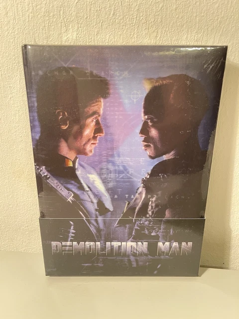 DEMOLITION MAN - Blu-Ray Mediabook - Wattiert - Zustand noch foliert ...