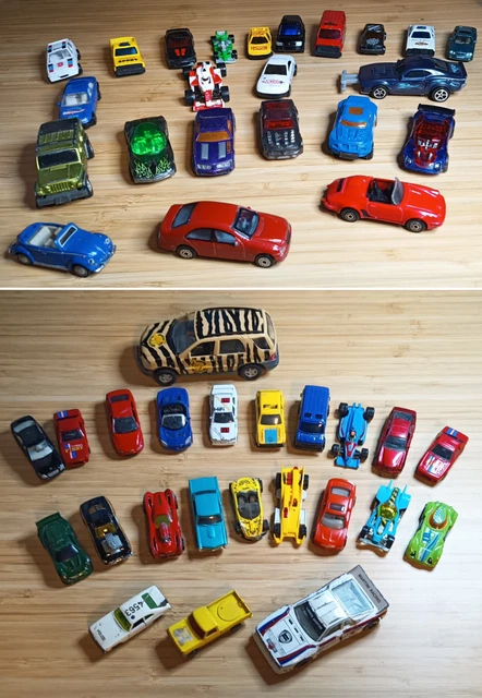 SPIELZEUGAUTOS WELLY, MATTEL, Matchbox, Siku, Hotwheels, usw. (46 Stück ...