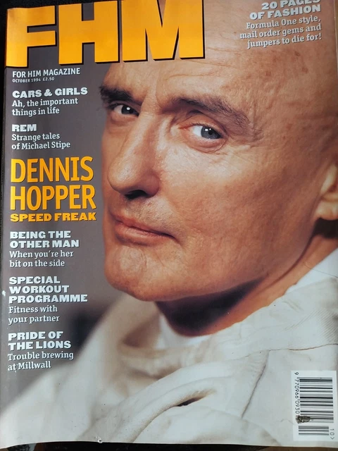 FHM MAGAZINE OCTOBER 1994 - Dennis Hopper - Michael Schumacher £7.99 ...